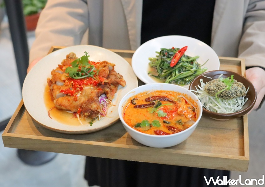 文青泰菜要先拍IG！路易莎新品牌「初泰PIKUL」泰式料理插旗信義區，小資先衝「商業午餐、8折套餐」一個人也能吃泰式料理。|美食|WalkerLand窩客島