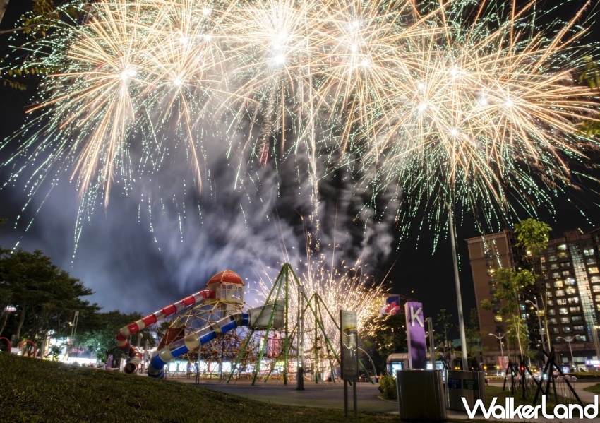 桃園人衝台茂！台茂公園「240秒低空煙火、美食市集」雙十連假嗨起來，小朋友看到會尖叫「粉紅豬小妹見面會」也來。|旅遊|WalkerLand窩客島
