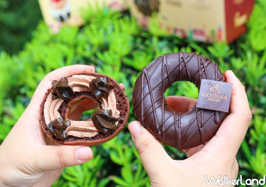 Mister Donut GODIVA甜甜圈！Mister Donut聯名「GODIVA甜甜圈」領軍11款新品，加價購「GODIVA甜甜圈頸枕」鐵粉準時搶。|美食|WalkerLand窩客島