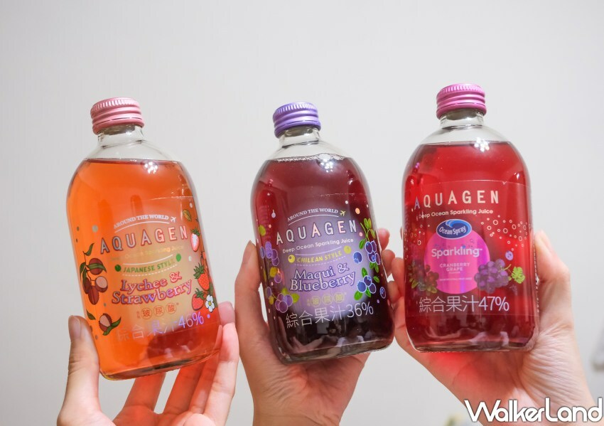 好市多新品推薦！整箱狂搬「AQUAGEN 果漾三重奏氣泡飲」換新口味了，「藍莓智利酒果」酸甜清爽。|美食|WalkerLand窩客島