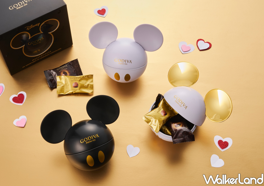 小七、全家都有！GODIVA米奇巧克力盒超萌，再送米奇造型巧克力。|美食|WalkerLand窩客島